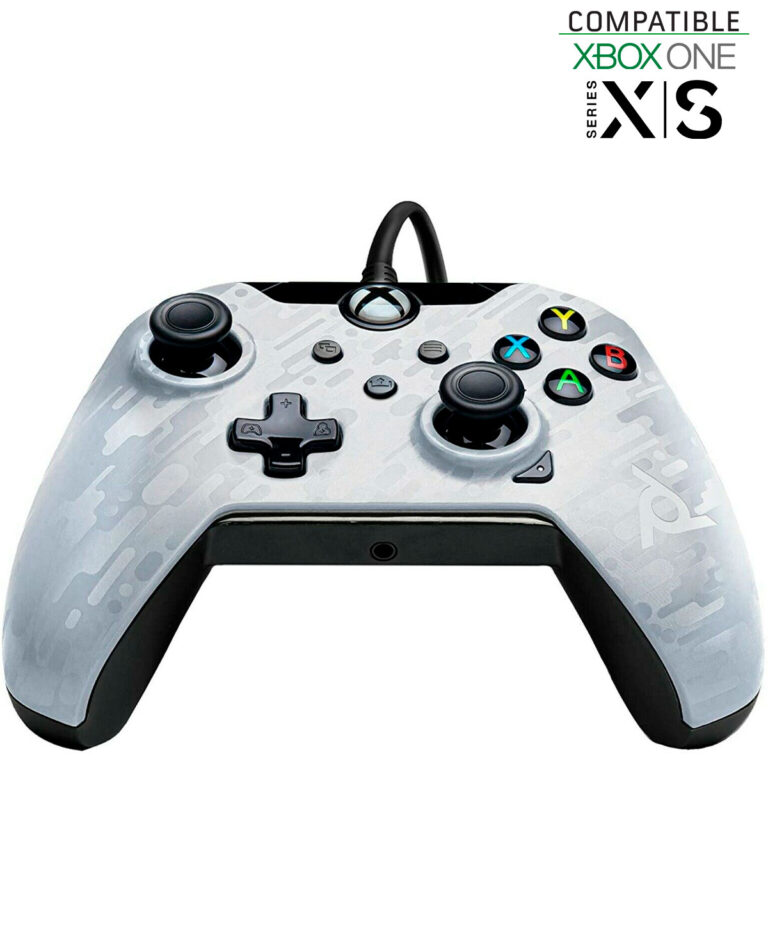 CONTROL ALAMBRICO XBOX SERIE X PDP WHITE CAMO – Gameplanet