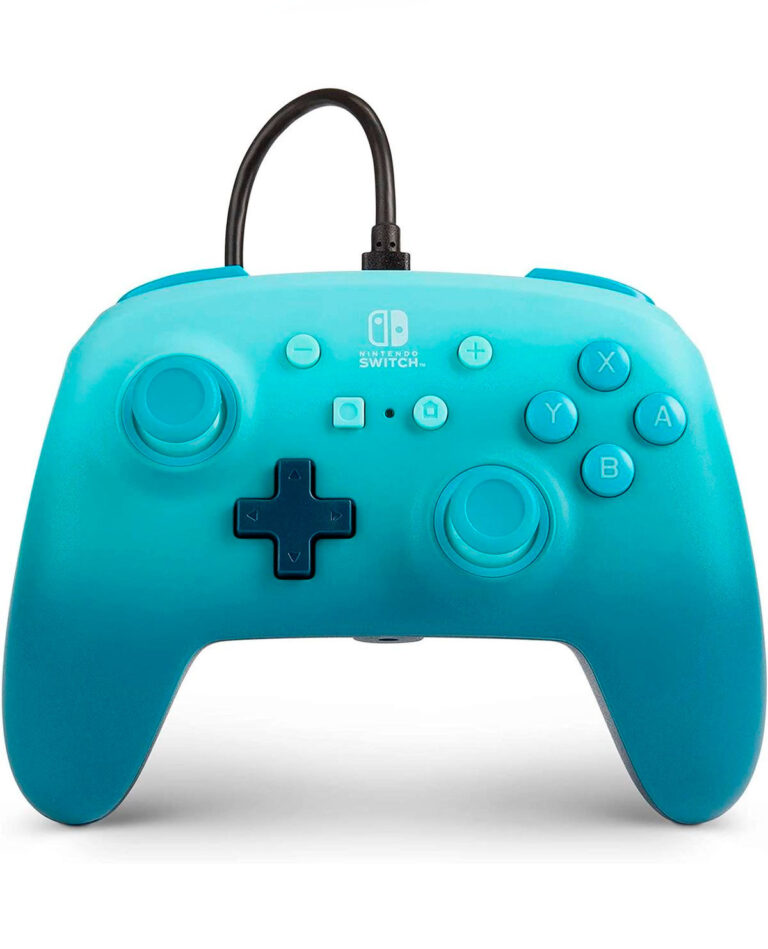 CONTROL ALAMBRICO NINTENDO SWITCH POWER A BLUE AQUATIC – Gameplanet