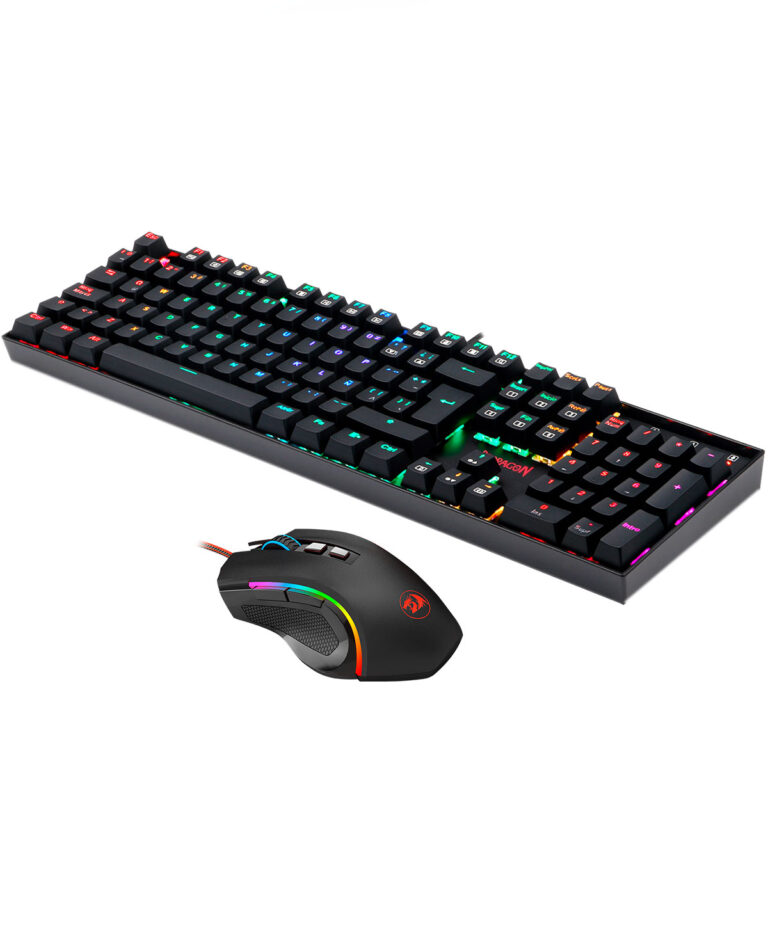 KIT TECLADO Y MOUSE REDRAGON K551 RGB Y M607 – Gameplanet