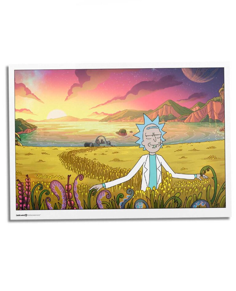 POSTER RICK AND MORTY SOCIAL DISTANCING – Gameplanet