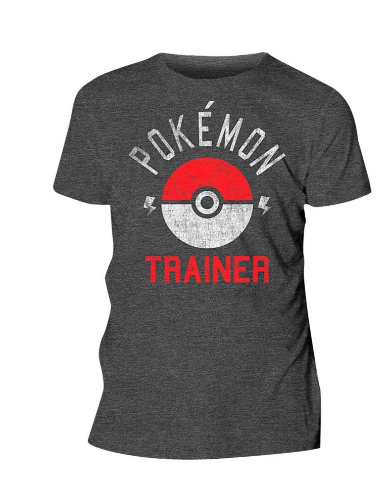 PLAYERA INFANTIL POKEMON POKEMON TRAINER GRIS CHICA – Gameplanet