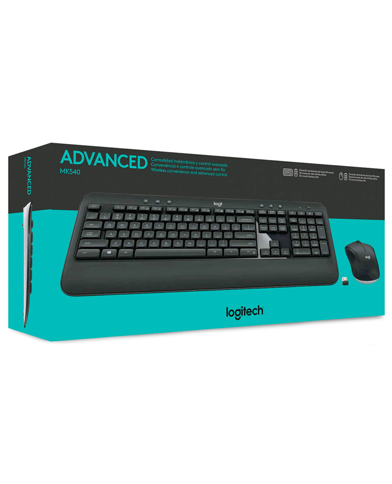Logitech MK540 Advanced – Keyboard and mouse set – wireless – 2.4 GHz ...