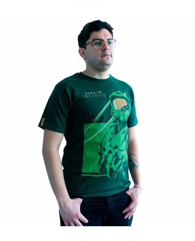 PLAYERA VERDE HALO INFINITE MASTER CHIEF CHICA – Gameplanet