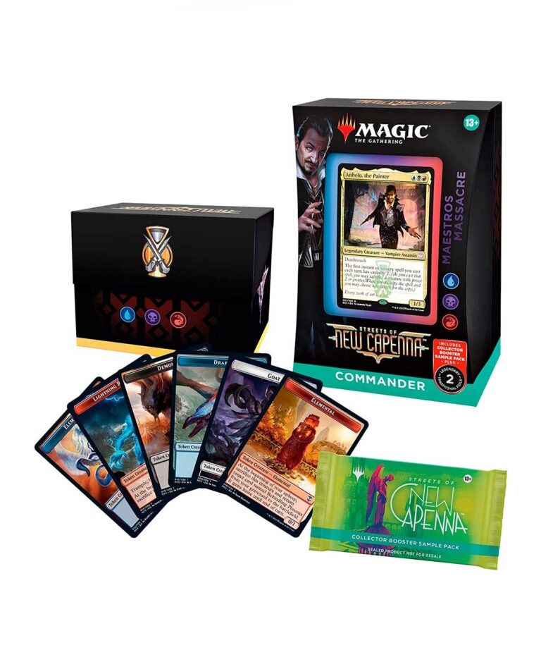 MAGIC THE GATHERING STREETS OF NEW CAPENNA COMMANDER DECK MESTROS MASSACRE INGLES – Gameplanet