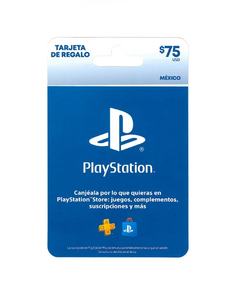 TARJETA PLAYSTATION 75 DLS – Gameplanet