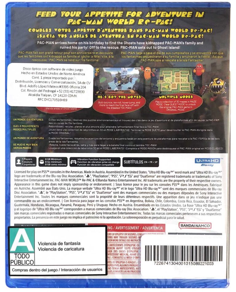 PAC MAN WORLD RE PACK – Gameplanet