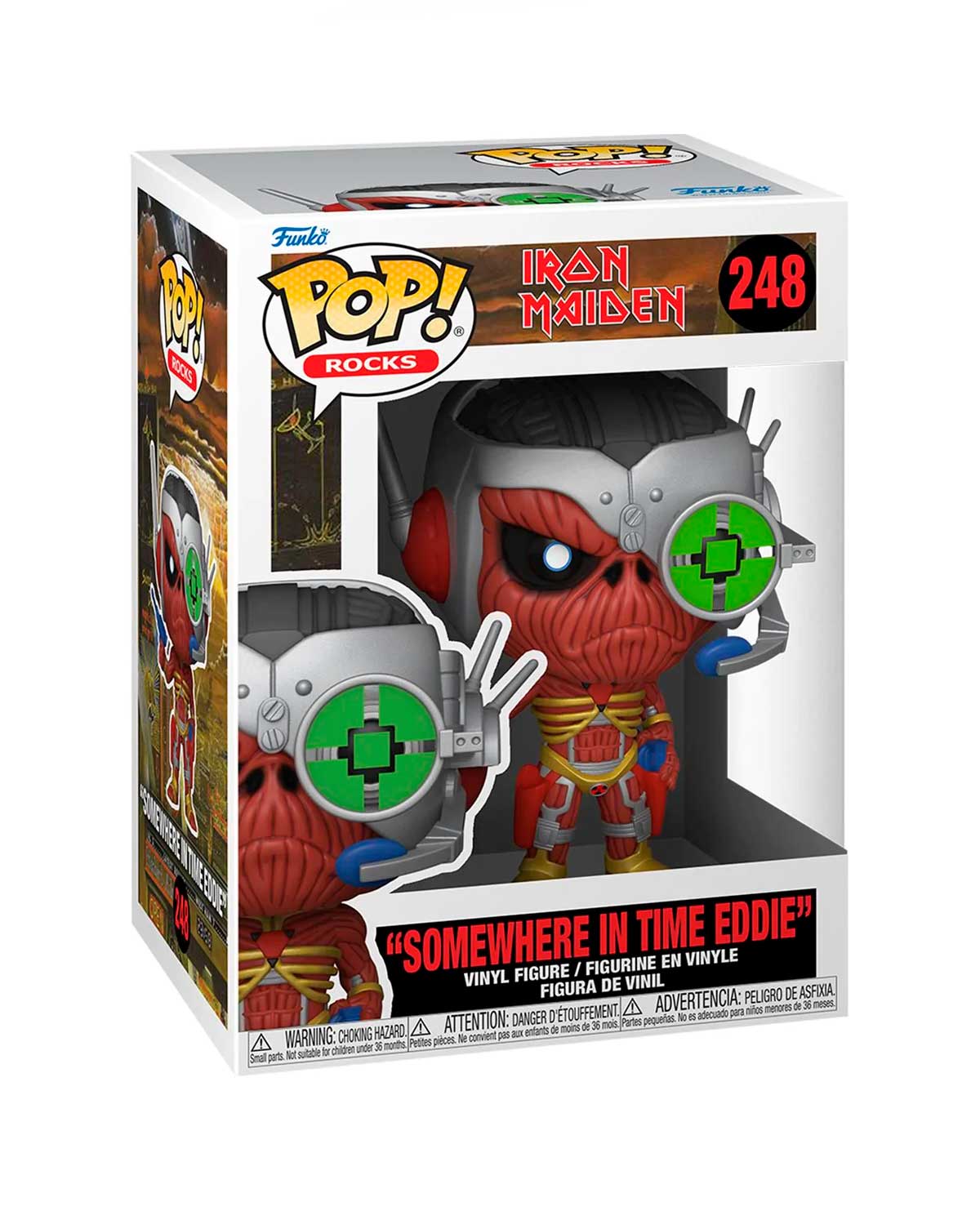 FIGURA POP ROCKS IRON MAIDEN EDDIE SOMEWHERE IN TIME – Gameplanet
