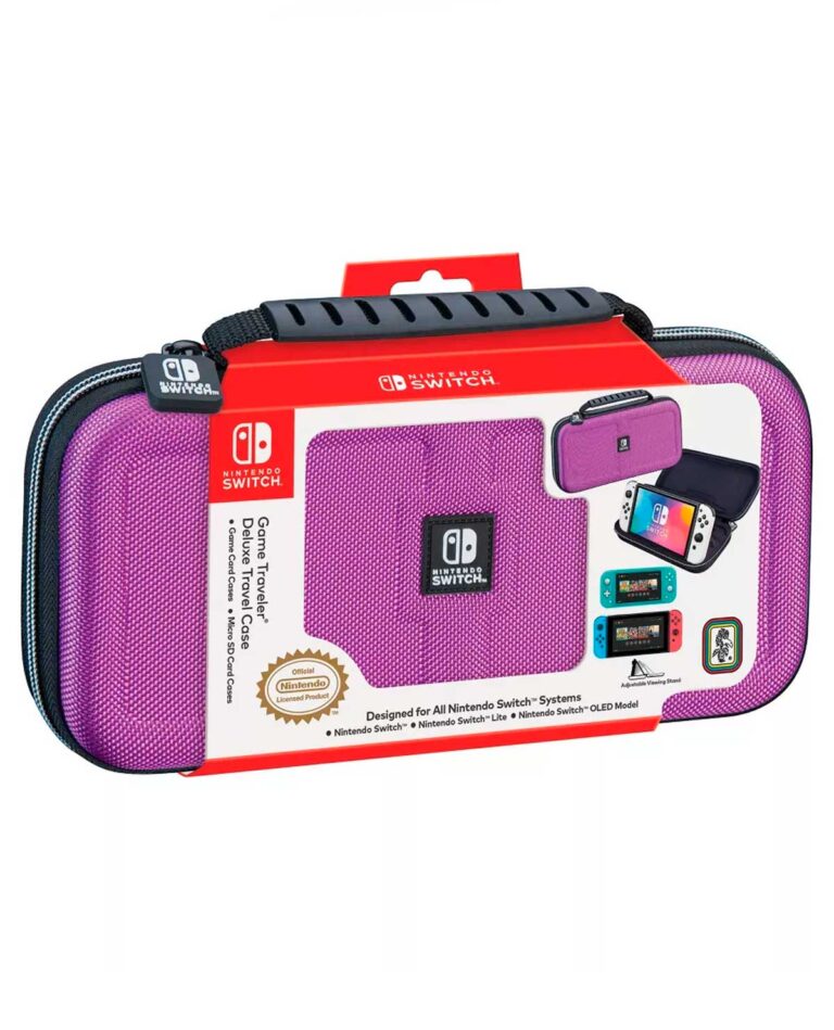 ESTUCHE NINTENDO SWITCH OLED DELUXE TRAVELER CASE RDS MORADO – Gameplanet
