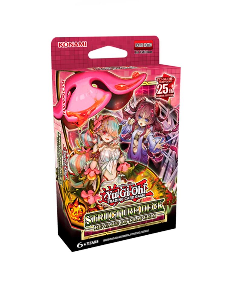 YU GI OH TRADING CARD GAME STRUCTURE BEWARE OF TRAPTRIX – Gameplanet