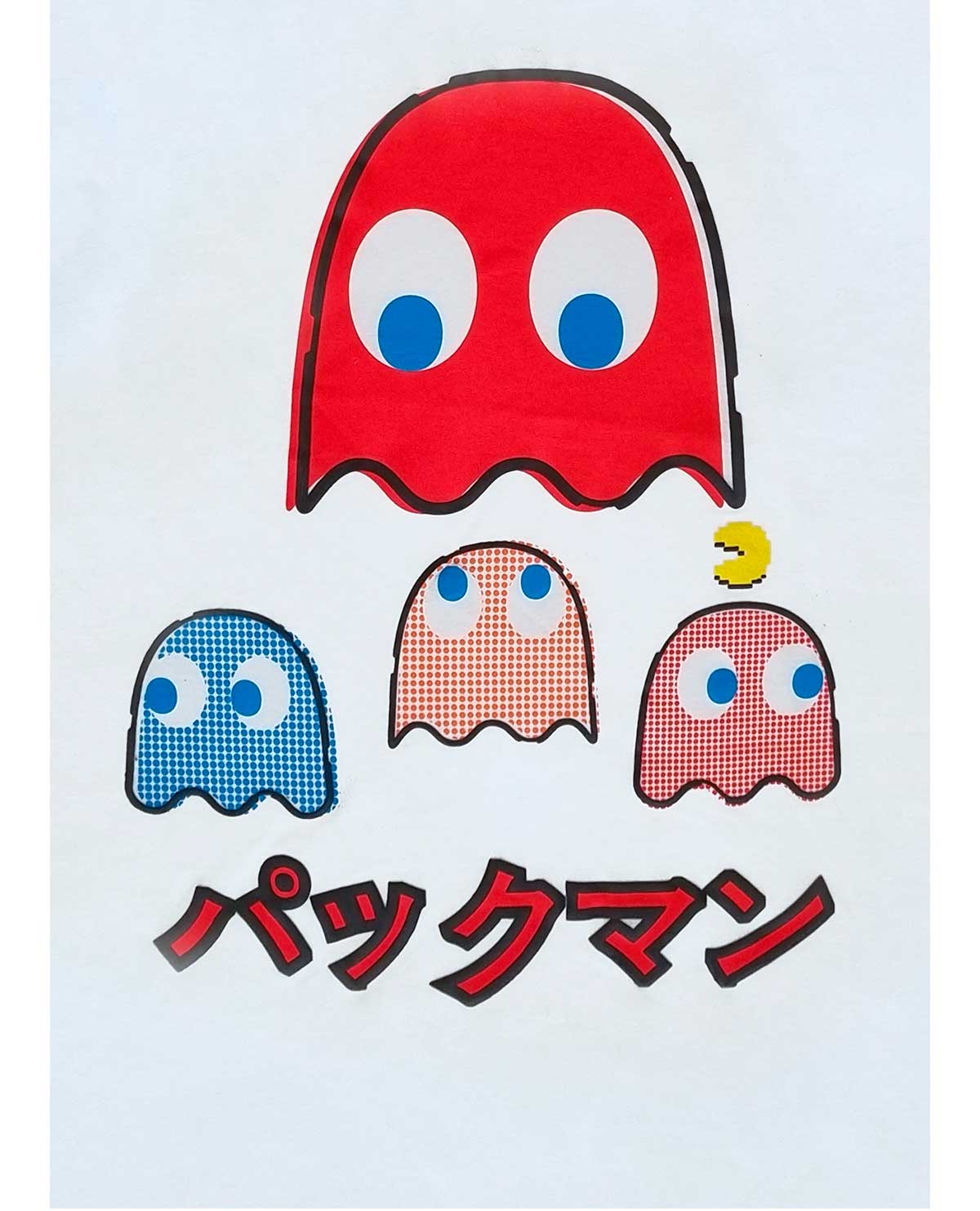 PLAYERA BLANCA FANTASMAS PACMAN MEDIANA – Gameplanet