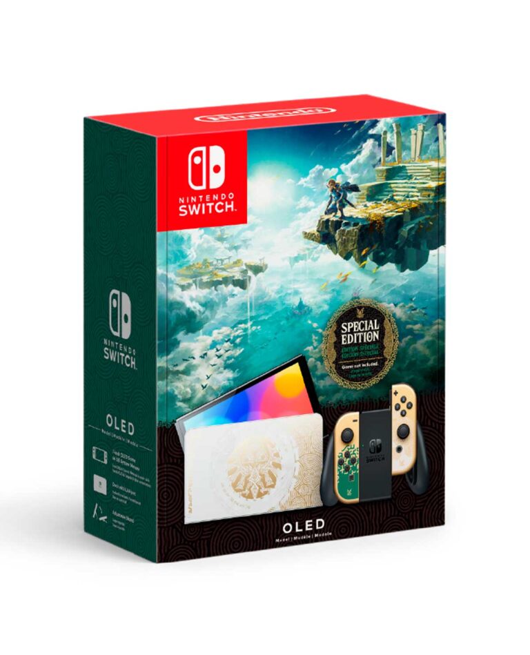 CONSOLA NINTENDO SWITCH OLED THE LEGEND OF ZELDA EDITION – Gameplanet