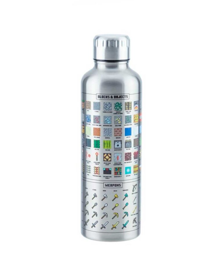 BOTELLA DE AGUA METALICA MINECRAFT – Gameplanet