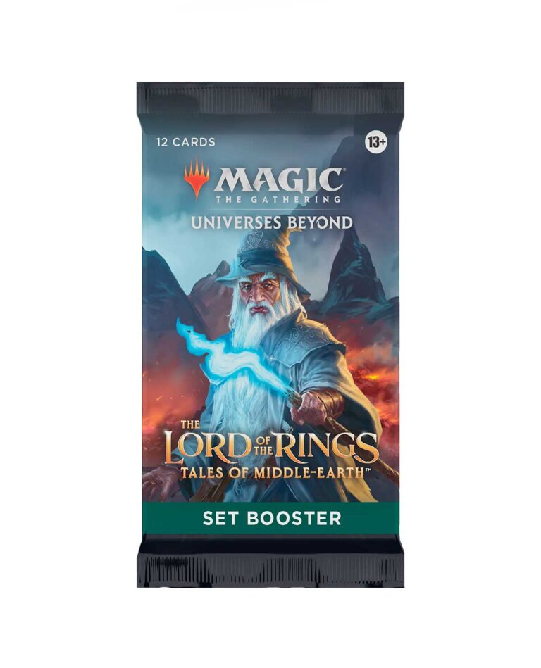 MAGIC THE GATHERING TRADING CARD GAME LORD OF THE RINGS SET BOOSTER ...