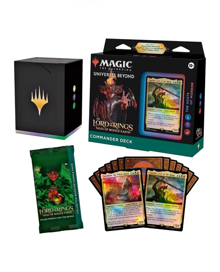 MAGIC THE GATHERING TRADING CARD GAME LORD OF THE RINGS COMMANDER DECK ...