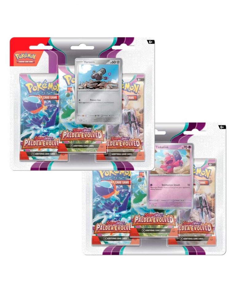 POKEMON TRADING CARD GAME SCARLET AND VIOLET 2 THREE BOOSTER BLISTER ...