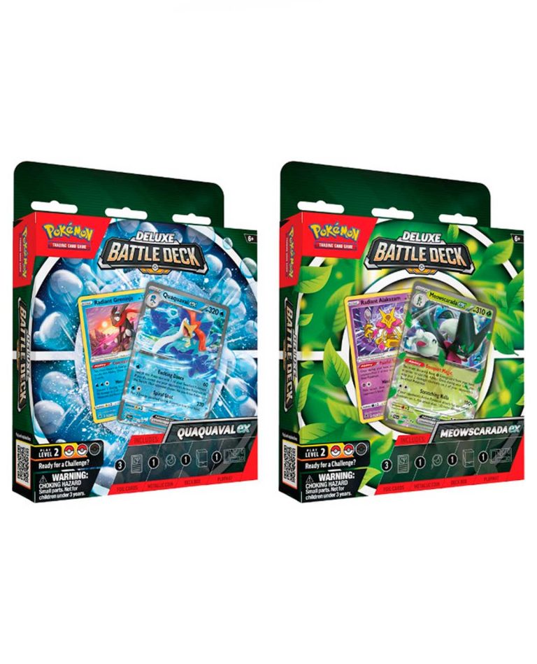POKEMON TRADING CARD GAME MEOWSCARADA QUAQUAVAL DELUXE BATTLE DECK ...