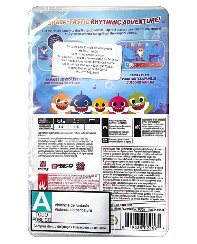 BABY SHARK SING AND SWIM – Gameplanet