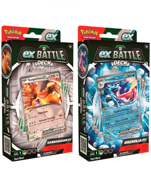 POKEMON TRADING CARD GAME KANGASKHAN AND GRENINJA EX BATTLE DECK ...