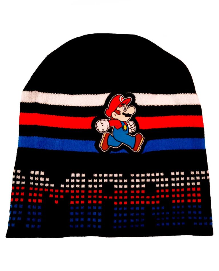 GORRO BEANIE SUPER MARIO BROS MARIO BLACK – Gameplanet
