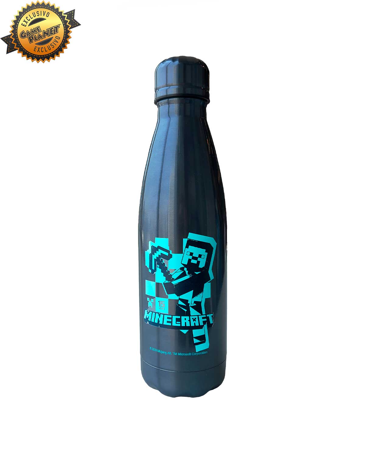 TERMO AZUL MINECRAFT 15 ANIVERSARIO STEVE – Gameplanet