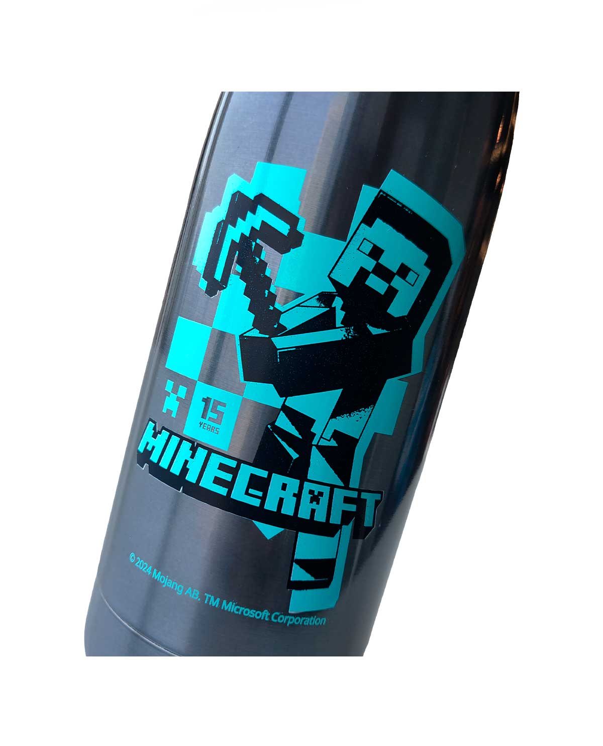 TERMO AZUL MINECRAFT 15 ANIVERSARIO STEVE – Gameplanet