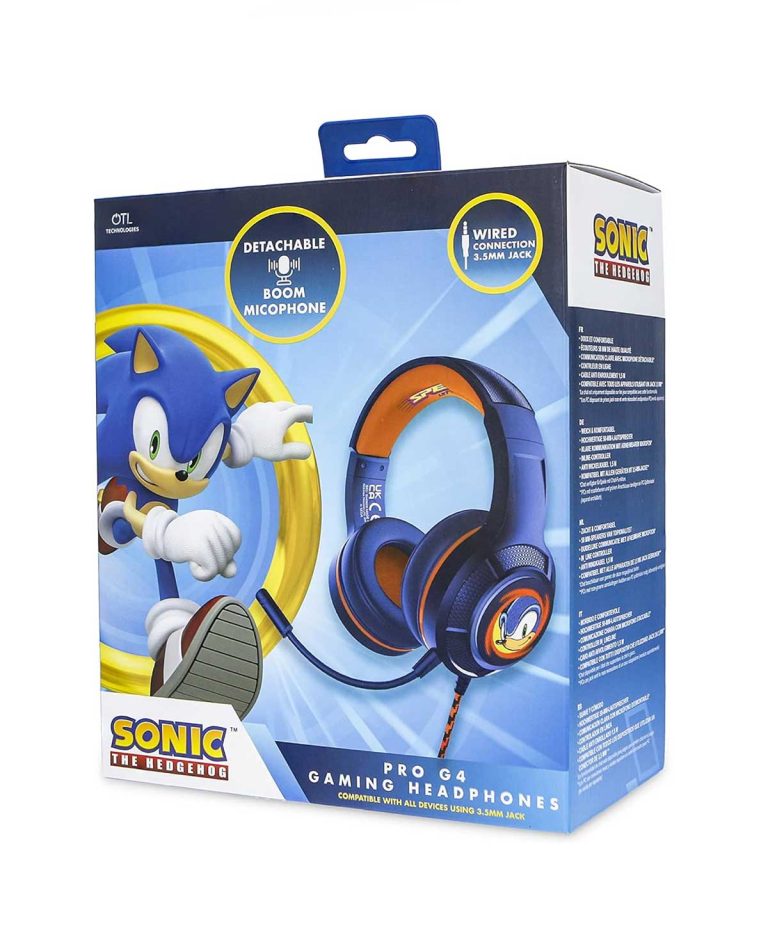 HEADSET OTL TECHNOLOGIES PRO G4 SONIC THE HEDGEHOG – Gameplanet