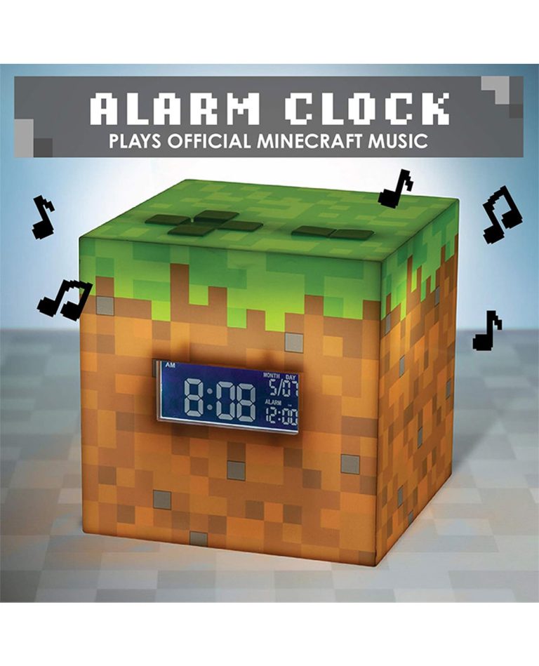 RELOJ DESPERTADOR MINECRAFT CUBO – Gameplanet