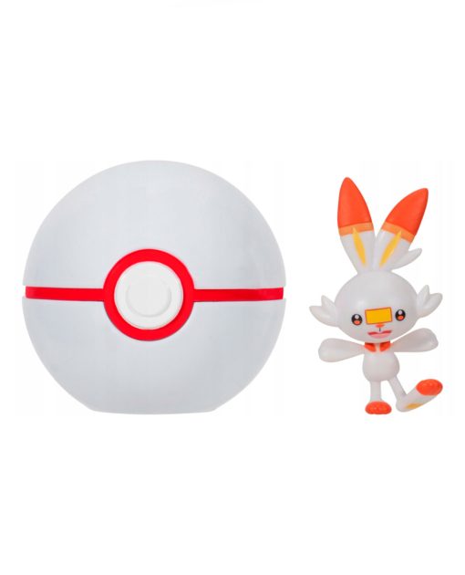 CLIP AND GO POKEMON SCORBUNNY WITH PREMIER BALL – Gameplanet