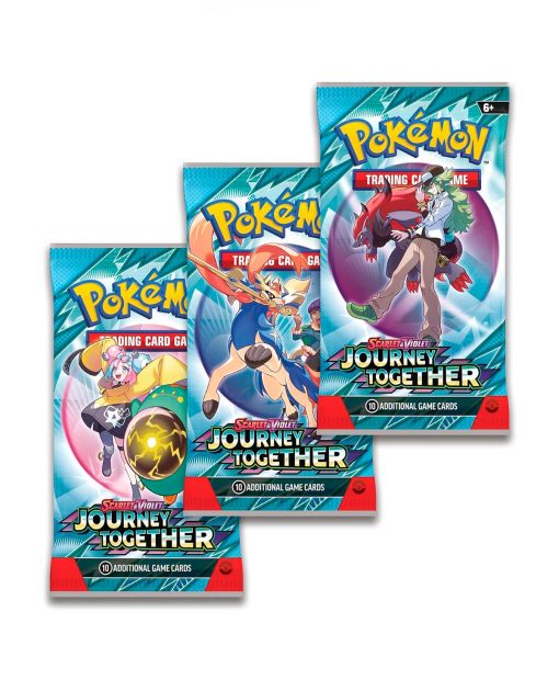 POKEMON TCG SCARLET AND VIOLET 09 JOURNEY TOGETHER THREE BOOSTER ...