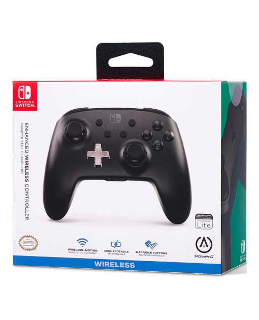 CONTROL NINTENDO SWITCH INALAMBRICO POWER A CORE JET BLACK – Gameplanet