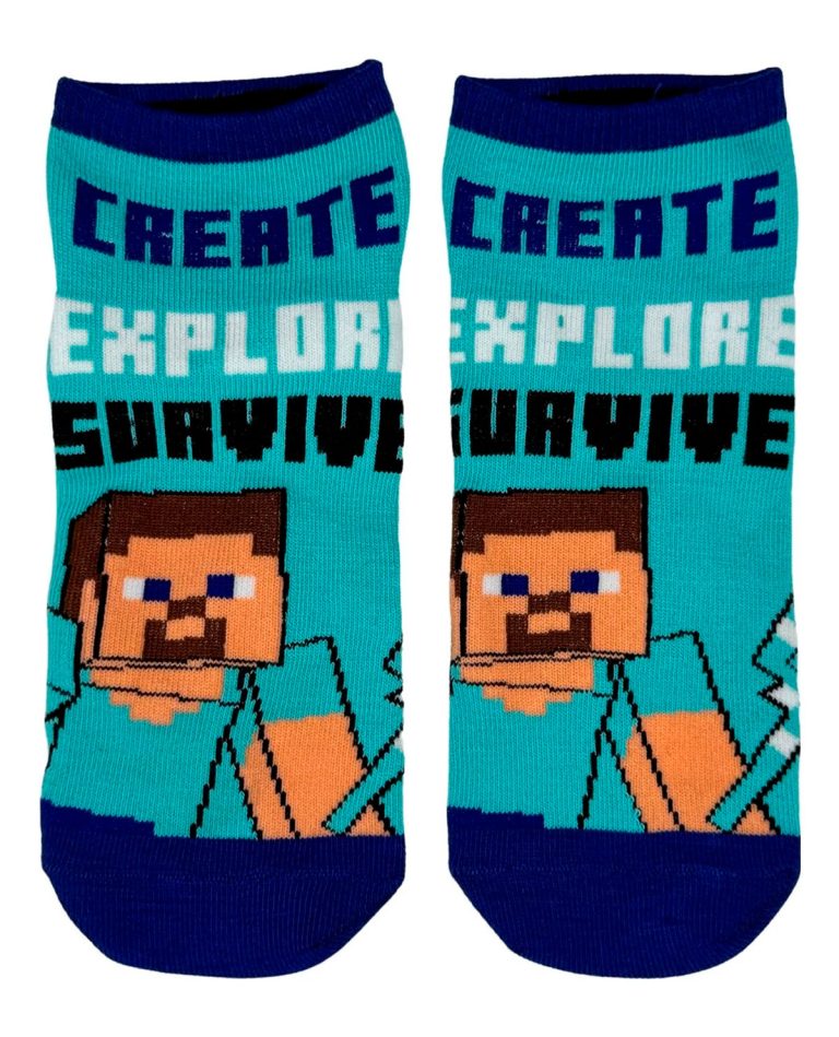 CALCETINES MINECRAFT LOGO 6 PARES – Gameplanet