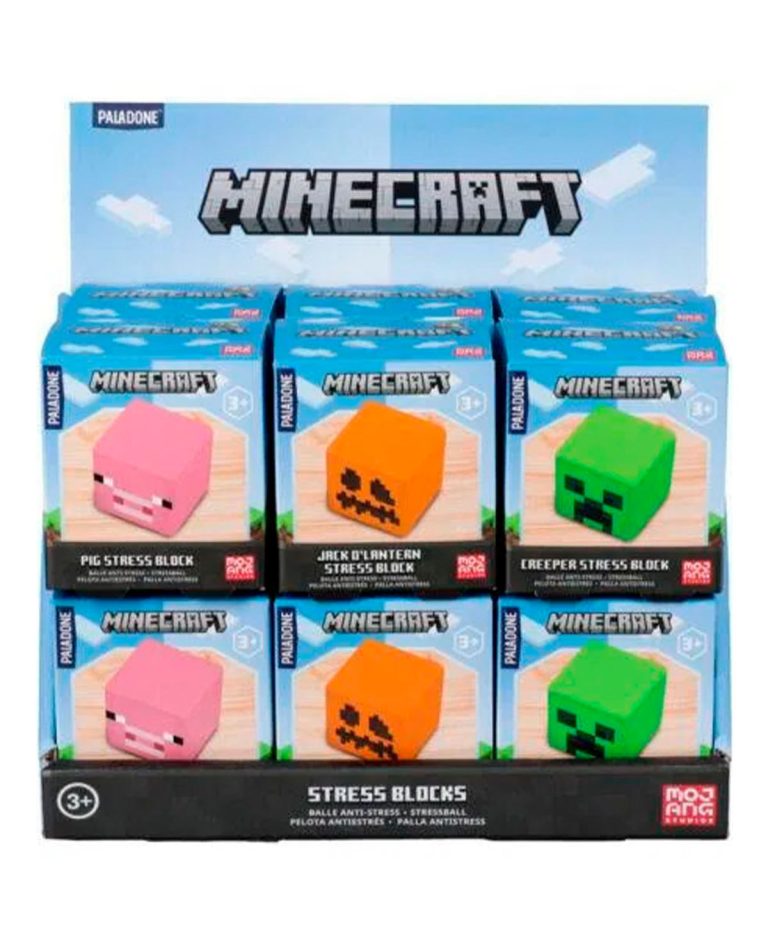 PELOTAS ANTIESTRES MINECRAFT BLOCKS – Gameplanet