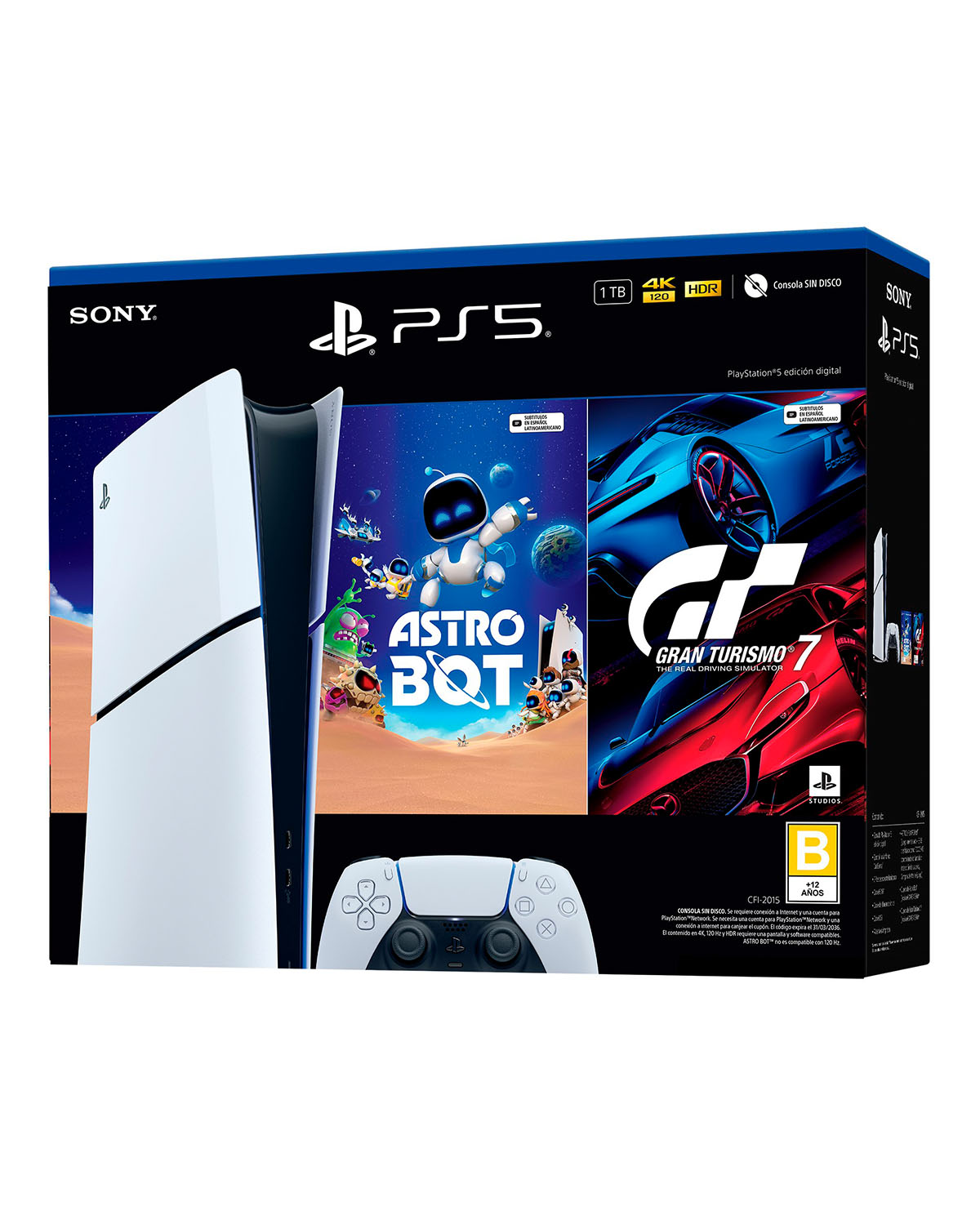 CONSOLA PLAYSTATION 5 MEGAPACK BUNDLE GT7 Y ASTROBOT DIGITAL – Gameplanet